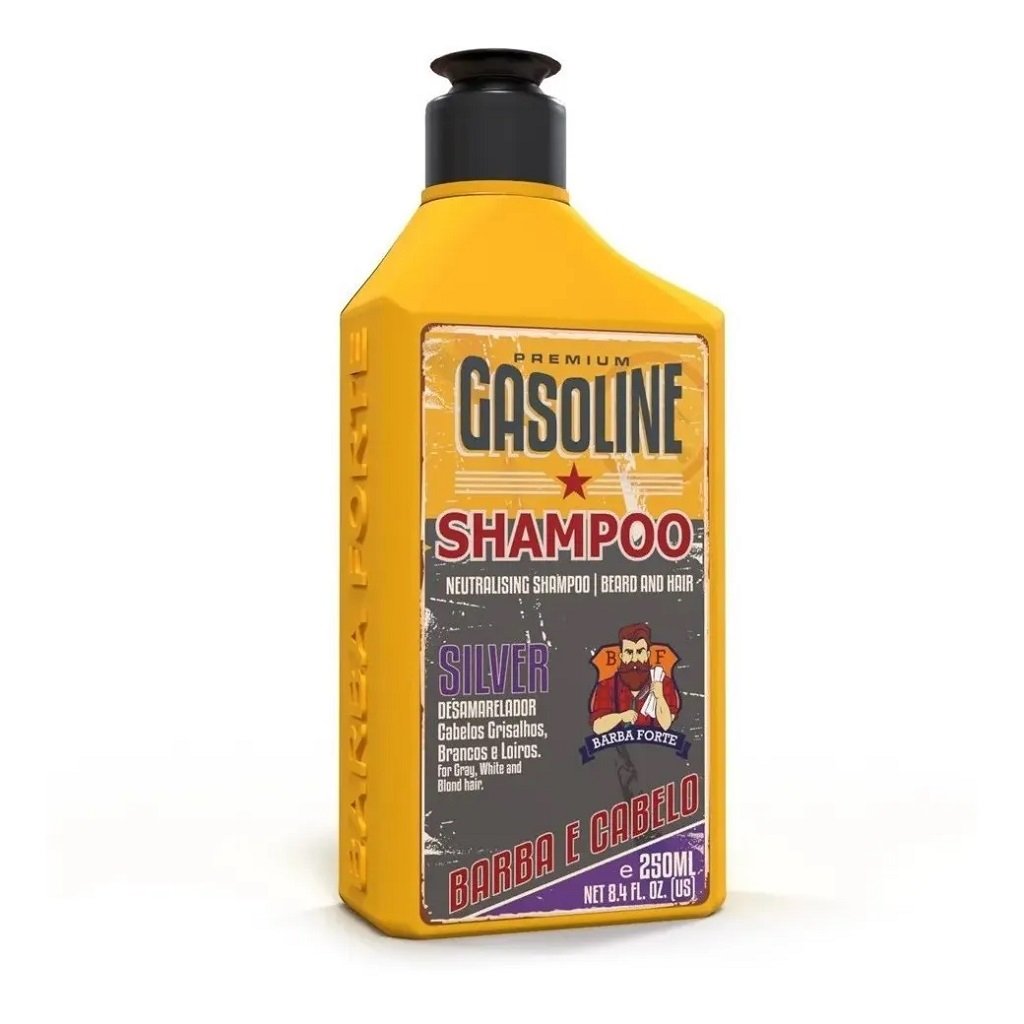 Shampoo Neutralizador Silver Gasoline Barba Forte